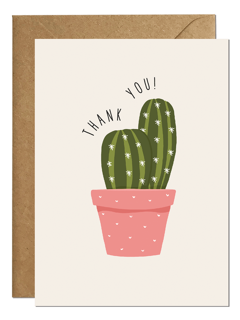Thank You Cactus Card